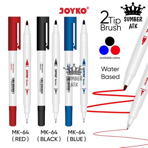 Jual Color Marker Penanda Spidol Berwarna Joyko Mk Black Blue