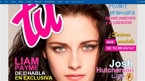 C Mo Hacer Una Portada De Revista En Word Youtube