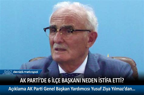 AK PARTİDE 6 İLÇE BAŞKANI NEDEN İSTİFA DENİZLİ METROPOL