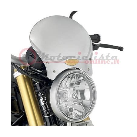 Cupolino Universale GIVI 100ALper Moto Naked In Alluminio Grigio