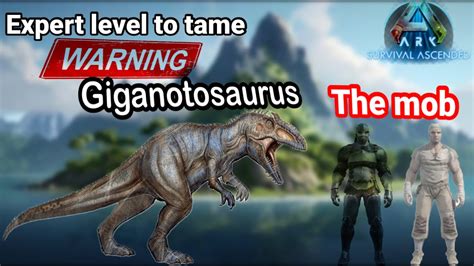 How We Tame Are First Giganotosaurus On Ark Ascended Ark Gaming