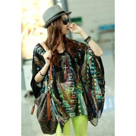 Plus Size Batwing Short Sleeve Chiffon Women S Black T Shirt T Shirts