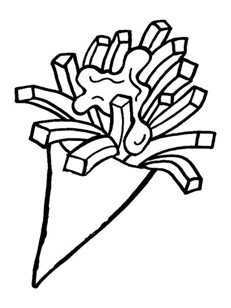 25 French Fries Coloring Pages UnumWynnie
