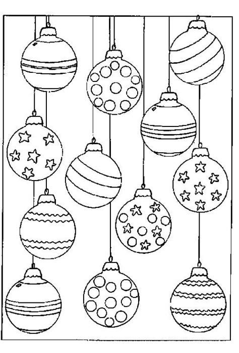 Coloriage Des Boules De Noel T L Charger Et Imprimer Gratuit Sur
