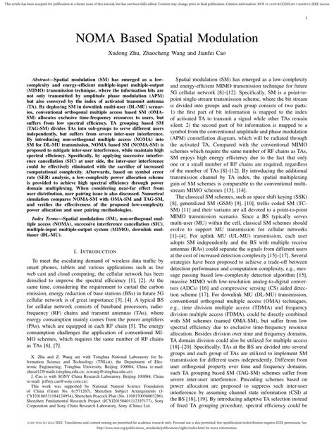 pdf noma based spatial modulation