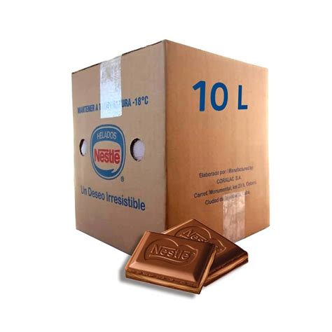 Caja de Helado Nestlé sabor a Chocolate 10 L Supermarket 23 es una