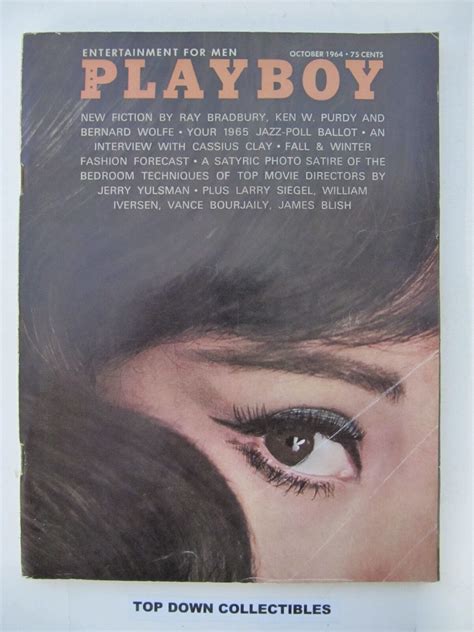 Playboy Magazine Vintage Oct 1964 Nancy Jo Hooper Cassius Clay