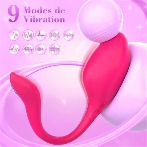 Vibromasseurs Feminin à Distance Sex Toys 9 Modes Panties Vibromasseur