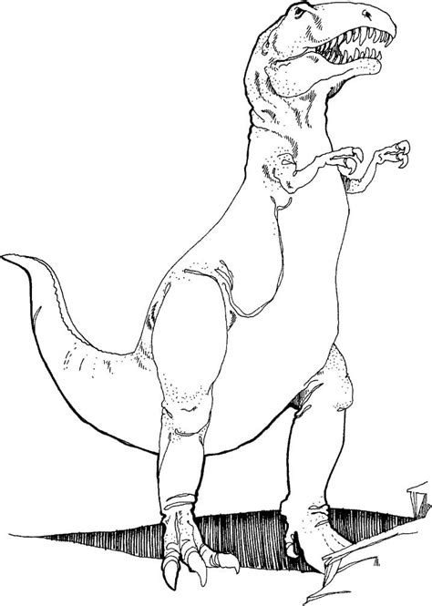 Coloriage T Rex à imprimer sur ColoriageEnfant