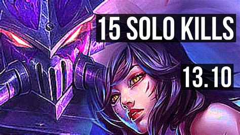 KASSADIN Vs AHRI MID 15 Solo Kills Legendary 30 6 8 800K Mastery