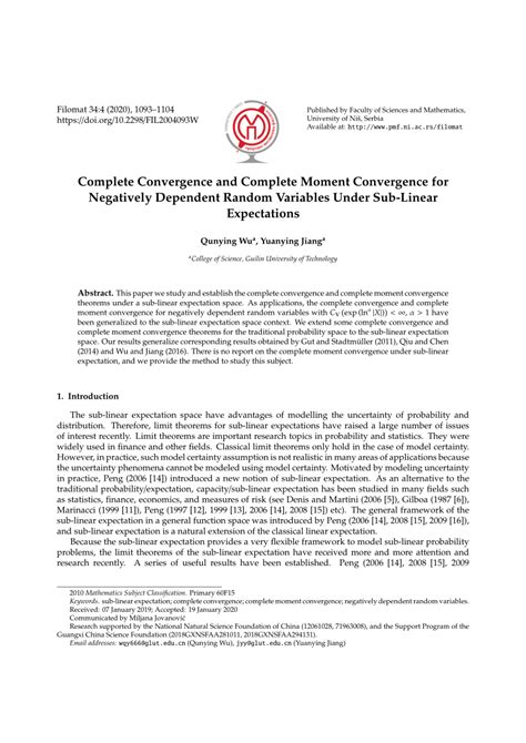 pdf complete convergence and complete moment convergence for negatively dependent random