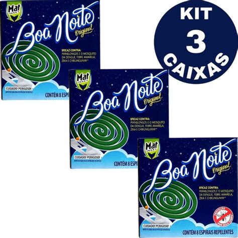 Caixas Repelente Espiral Mosquito Boa Noite Sem Mosquitos Mercadolivre