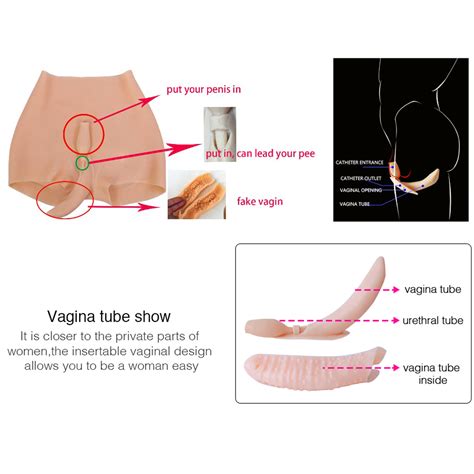 Silikon Vagina Slip Realistisch Vagina Unterwäsche Crossdresser Vagina