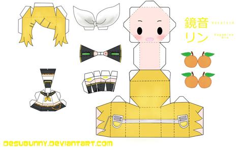 Pic Khám Phá Mô Hình Giấy Papercraft Và Các Nhân Vật Anime Chibi Papercraft Vocaloid Papercraft