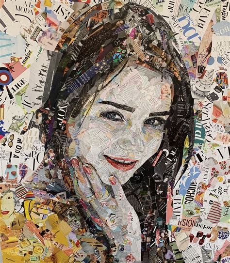 Portrait Collage By Roman Potapov Collage Art Projects Self