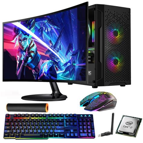 Zestaw Komputer Gamingowy Pc Do Gier Intel Core I Gb Gb Ssd