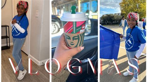 Vlogmas Day First Christmas Parade Sam S Club Haul Starbucks