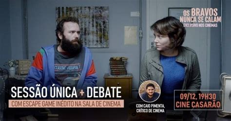 Sessão Exclusiva de Os Bravos Nunca se Calam Jogo de Escape Game