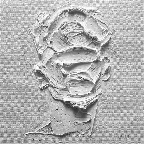 Iranian Painter Salman Khoshroo Salmankhoshroo Uses A Palette Knife