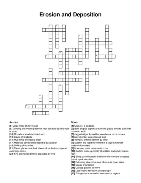Amazon Rainforest And Climate Change Crossword Puzzle