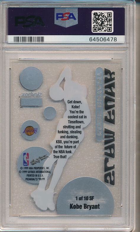 1998 Skybox Premium Slam Funk 1 Kobe Bryant PSA 9