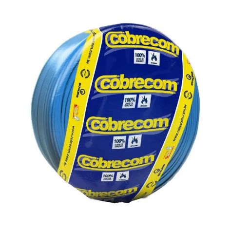 Cabo Flexivel 1 5 MM Azul 100 M Cobrecom Barcelona