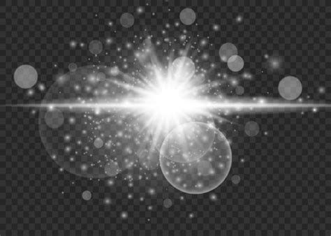 Premium Vector Glow Isolated White Transparent Light Effect Set Lens