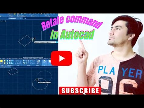 Rotate Command In AutoCAD Rotate Command How To Rotate Object In