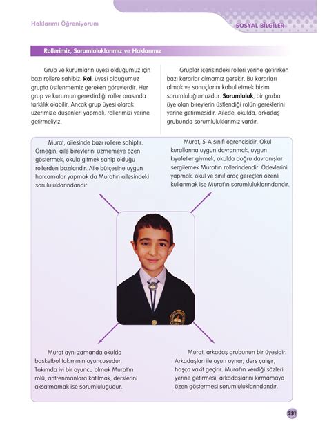 Okul Dersleri Üzerine Tüm Konular 5 Sınıf Sosyal Bilgiler 1 Ünite