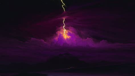 BisBiswas Digital Art Artwork Illustration Landscape Clouds Stars