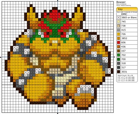 Bowser By Makibird Stitching On DeviantArt