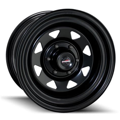 16 Dynamic Sunraysia Triangle 6 139 Black Alloy Wheels Autostyle