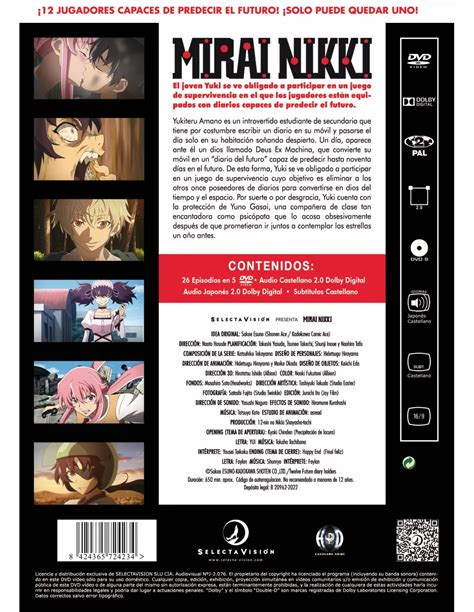 Mirai Nikki llega en Blu ray Coleccionistas A4 y DVD el próximo 24 de