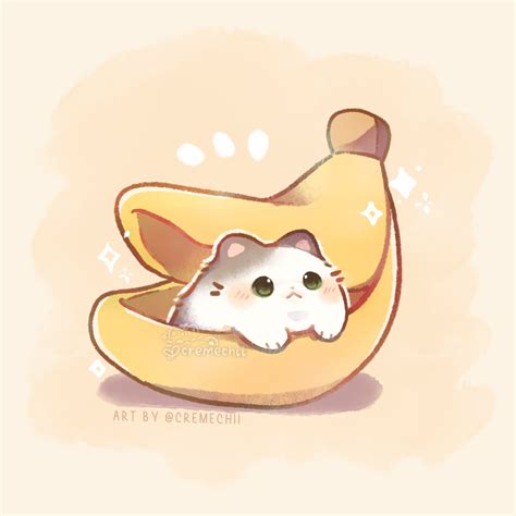 Chii Cremechii On X Cute Cat Drawing Cute Cat Illustration