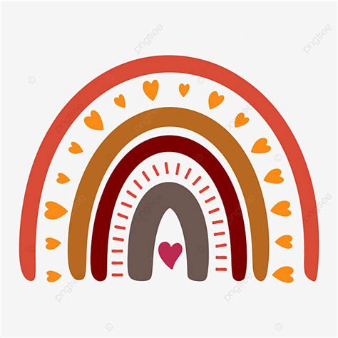 Bright Boho Rainbow Clipart PNG Images Cute Boho Rainbow Ute Baby