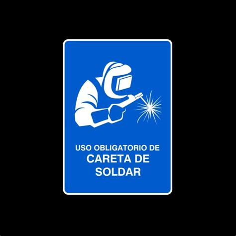 Obligatorio de careta de soldar Multiseñal SA de CV