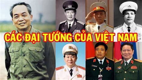 16 vị Đại tướng của Quân đội Nhân dân Việt Nam là những ai