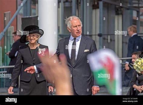 Cardiff Großbritannien 16 September 2022 König Charles III Trifft