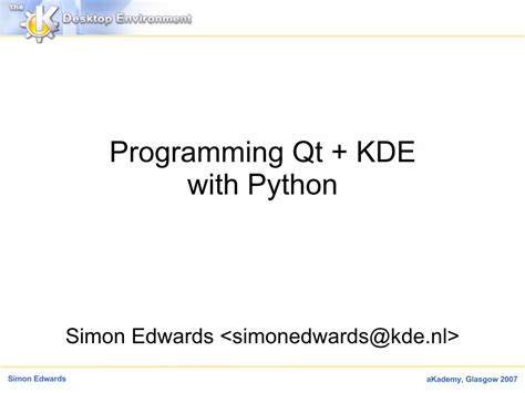 pdf programming qt kde with python“rapid gui programming with python and qt” by mark