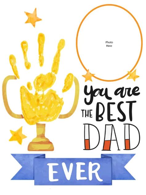 10 FREE Handprint Art For Father S Day Printable Crafts Leap Of