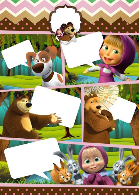 Convite Masha e o Urso 40 ideias para você se inspirar