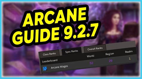 Kyrian Arcane Mage Guide 9 2 7 Legendaries Talente Rotation Mehr