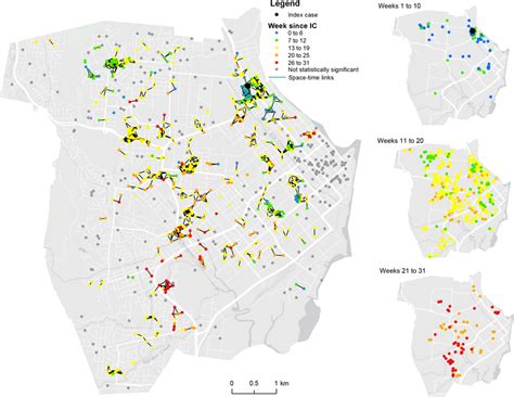 Spatiotemporal Pattern Of DENV Propagation Within Cairns Locations