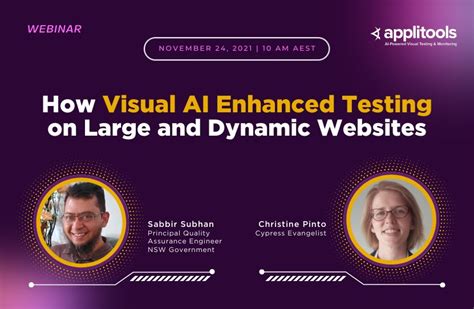 how visual ai enhanced testing on large and dynamic websites automated visual testing applitools