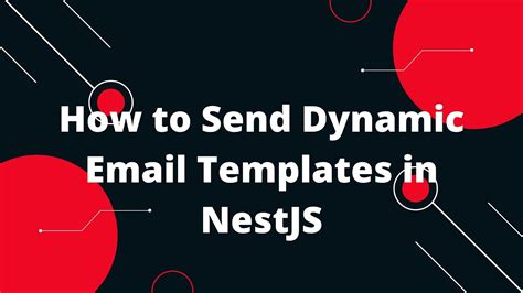 NestJs Send Email Using Handlebars Email Templates Using NodeMailer