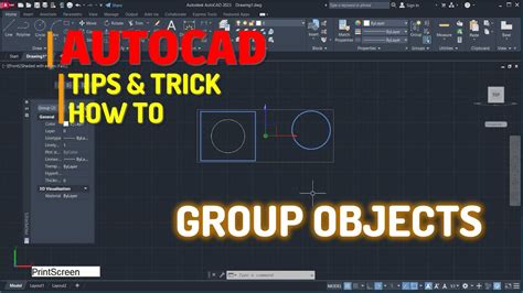 How To Group Two Objects In Autocad Printable Online