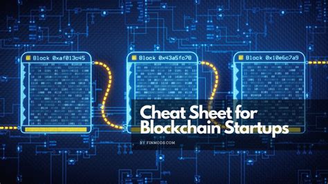 cheat sheet for blockchain startups finmods