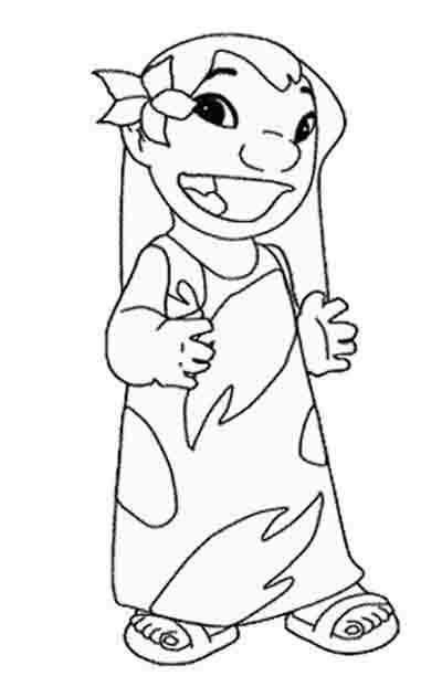 Dibujos Para Colorear Disney Lilo Y Stitch
