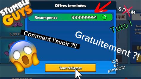 Comment OBTENIR Des GEMMES Totalement GRATUITEMENT EN 2023 Sur Stumble