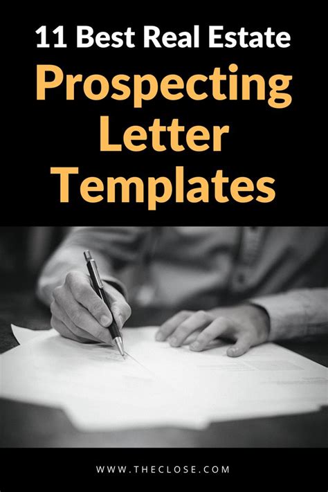Real Estate Prospecting Letter Templates